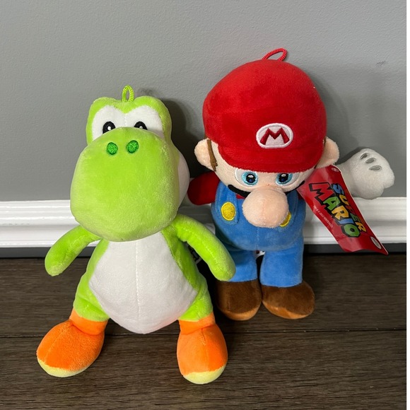 Nintendo | Toys | Super Mario Plush Set Mario Yoshi Stuffed Animal Toy ...